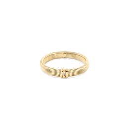 Armband Tommy Hilfiger "STRETCH BRACELETS", gelbgoldfarben, blau, weiß, rot, Armbänder, Damen, 16,5cm, Edelstahl
