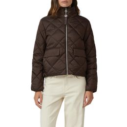 Steppjacke s.Oliver, Damen, Gr. 36, coffee braun, Web, Obermaterial: 100% Polyester. Futter: 100% Polyester, unifarben, regular fit hüftlang, Rundhals, elastischer Bund, Jacken, mit Stehkragen
