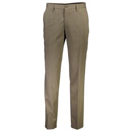Anzughose LINDBERGH "LINDBERGH Anzughose", Herren, Gr. 26, beige (dk sand mel), Obermaterial: 54% Polyester, 44% Wolle, 2% Elasthan; Futter: 95% Polyester, 5% Elasthan, Hosen