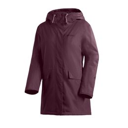 Funktionsmantel Maier Sports "Lisbon Coat", Damen, Gr. 36, lila (purpurviolett), 100% POLYESTER, Mäntel, Damen Mantel wasserdicht lockere Passform bequemer Schnit