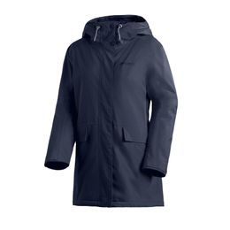 Funktionsmantel Maier Sports "Lisbon Coat", Damen, Gr. 34, blau (dunkelblau), 100% POLYESTER, Mäntel, Damen Mantel wasserdicht lockere Passform bequemer Schnit