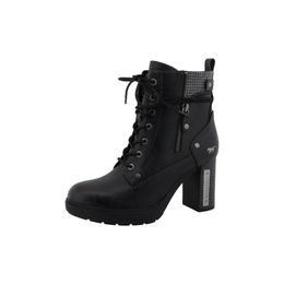 Mustang Schn&uuml;rstiefelette 'Nana' Damen Gr&ouml;&szlig;e 36 marine / hellgrau / schwarz Winterschuhe