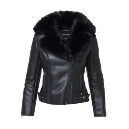 Koroshi Winter Jacket female Black size XL