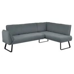 K+w Komfort & Wohnen Eckbank K+W KOMFORT & WOHNEN "Drive", blau (aqua 54), H:91cm T:68cm, Sitzbänke, mit Seitenteilverstellung am langem Schenkel zur Sitzplatzerweiterung
