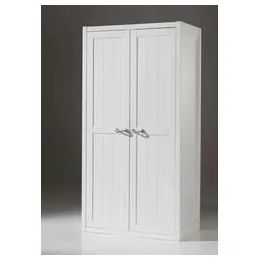 Kleiderschrank Vipack "Lewis", weiß, B:100cm, Schränke, in 2 Breiten, MDF-Oberfläche