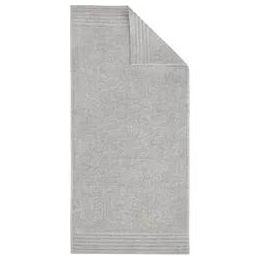 Duschtuch Dyckhoff "Deep Harmony Energy", silber, B:70cm L:140cm, Frottier, Obermaterial: 85% Baumwolle, 15% Hanf, Handtücher, 15% Hanf