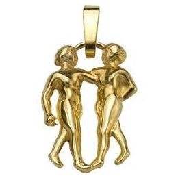 Sternzeichenanhänger Firetti "Schmuck Geschenk Gold 333 Halsschmuck Anhänger Halskette Sternzeichen" Gr. 3, gold (gelbgoldfarben), Schmuckanhänger, Damen, 3, Gelbgold 333, 0,43 g