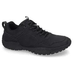 Sneaker Dockers BY GERLI, Herren, Gr. 42, schwarz, Nubuklederimitat, Basic, Schuhe, Komfortschuh, Schnürschuh mit gepolsterter Innensohle