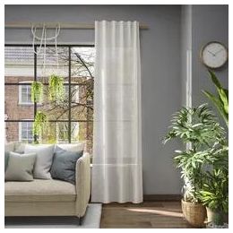 Neutex for you! Vorhang NEUTEX FOR YOU "Libre-ECO", braun (leder), B:142cm H:120cm, Jacquard, Polyester, Gardinen, nach Ma&szlig;