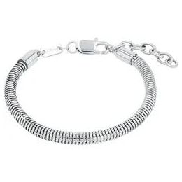 Armband s.Oliver "2039743", silber (edelstahlfarben), Armbänder, Herren, 23cm, Edelstahl