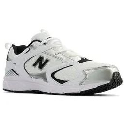 Sneaker New Balance "408", Gr. 42, schwarz-weiß (weiß, schwarz,), Synthetik, Textil, Schuhe, von dem New Balance 530 inspiriert