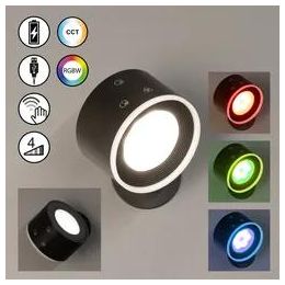 EASY BY FHL LED Wandleuchte "Magnetic", beige (sandschwarz), 1, H: 5cm, Leuchten, lange Leuchtdauer