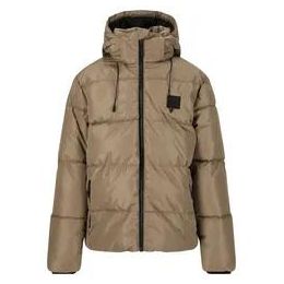 Steppjacke WHISTLER "Pearson jr.", Jungen, Gr. 164, braun, 100% Polyester, kariert, unifarben, normal, ohne Ausschnitt, Jacken Steppjacke, mit wind- und wasserabweisendem Bionic-Finish