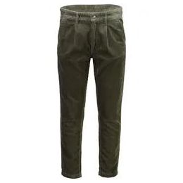 Cordhose LINDBERGH, Herren, Gr. L, N-Gr, dusty army, Cord, Obermaterial: 100% Baumwolle, unifarben, lang, Hosen, Cord-Chino mit schmalem Bein