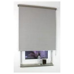Seitenzugrollo Liedeco "Struktur" Gr. 1, grau (anthrazit), B:62cm H:175cm, Polyester, Rollos, Uni, im Festmaß