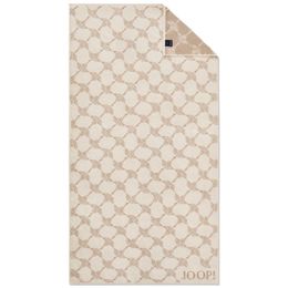 JOOP! Duschtuch 'Cornflower' Herren Gr&ouml;&szlig;e 70_x_150_cm beige / brokat