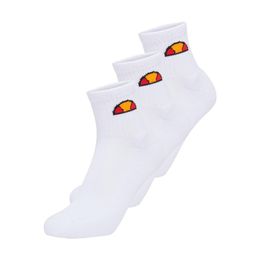 Ellesse Sportsocken Herren Gr&ouml;&szlig;e 38/42 hellorange / rot / schwarz / wei&szlig;