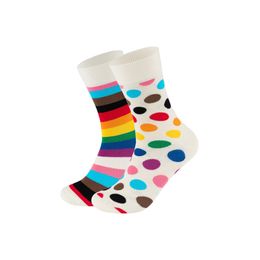 Happy Socks Socken 'Pride' Damen Gr&ouml;&szlig;e 36/40 blau / rot / schwarz / wei&szlig;