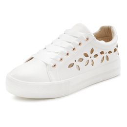 Lascana Sneaker Damen Gr&ouml;&szlig;e 38 wei&szlig; Sommerschuhe