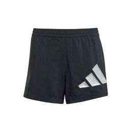 adidas Sportswear Sportshorts Jungen Gr&ouml;&szlig;e 116 hellgrau / schwarz / silber