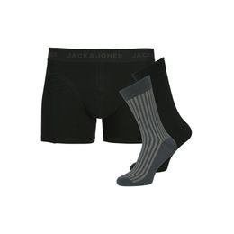 Jack & Jones Jack & Jones Boxershorts und Socken 'JACTRENT' Herren Gr&ouml;&szlig;e XXL creme / dunkelgrau / schwarz