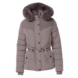 Koroshi Jacke Damen Gr&ouml;&szlig;e M taupe Winterjacke