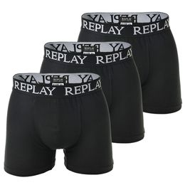 Replay Boxershorts Herren Gr&ouml;&szlig;e XL schwarz / wei&szlig;