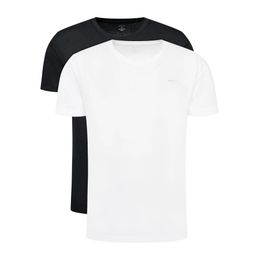 Gant T-Shirt Herren Gr&ouml;&szlig;e L schwarz / wei&szlig;