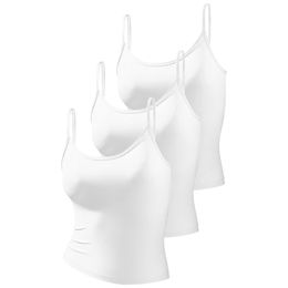 Vivance Top (3 Stck.) Damen Gr&ouml;&szlig;e XS/S wei&szlig;