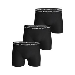 Bj&ouml;rn Borg BJ&Ouml;RN BORG Boxer shorts 'Solid' male size XS Black / White
