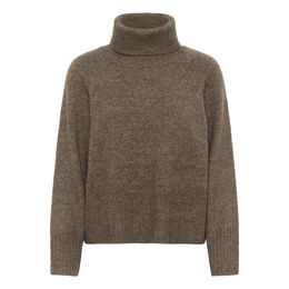 Kaffe Strickpullover Damen Gr&ouml;&szlig;e L braunmeliert