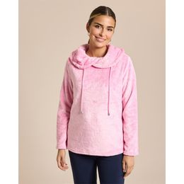 Lavelle Kuschel-Pullover Blumendesign