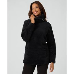 Lavelle Kuschel-Longpullover mit Knopfdetails