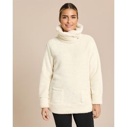 Lavelle Kuschel-Longpullover mit Knopfdetails