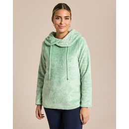 Lavelle Kuschel-Pullover Blumendesign