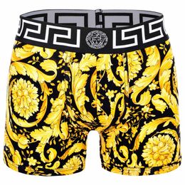 Versace Boxershorts Herren Gr&ouml;&szlig;e L gold / schwarz / wei&szlig;