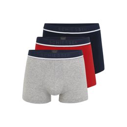 Schiesser Boxer shorts male size S Navy / Grey / Red / White