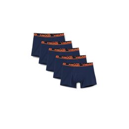 Head Boxershorts Herren Gr&ouml;&szlig;e S nachtblau / orange / schwarz