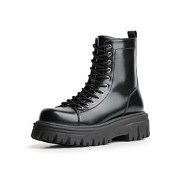 Bershka Schn&uuml;rboots Herren Gr&ouml;&szlig;e 45 schwarz