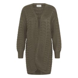 Kaffe Strickjacke 'KAEmria' Damen Gr&ouml;&szlig;e XL oliv