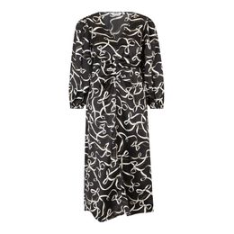 Dorothy Perkins Petite Kleid Damen Gr&ouml;&szlig;e 36 dunkelbeige / schwarz / wei&szlig; Sommerkleid