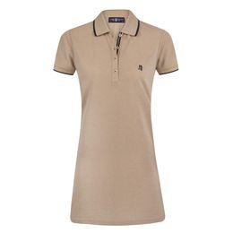 Jimmy Sanders Kleid Damen Gr&ouml;&szlig;e 38 beige / navy Sommerkleid