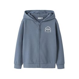 name it Sweatjacke 'NKMVOLTINUS' Jungen Größe 134/140 saphir / weiß