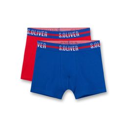 s.Oliver Boxershorts Jungen Gr&ouml;&szlig;e 164 royalblau / melone / wei&szlig;