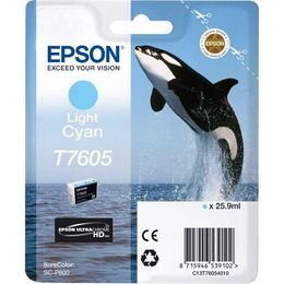 Epson Tintenpatrone light cyan T 7605