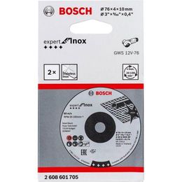 Bosch Schruppscheibe 76x4x10mm ExpertforInox