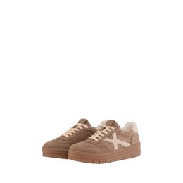 Tom Tailor Damen Gefütterte Sneaker mit Plateau-Sohle, beige, Uni, Gr. 36
