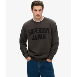Superdry Herren Vintage Athletic Tonal Rundhals-sweatshirt Dark Grey - Gr&ouml;&szlig;e: S 1040607500878AFB001