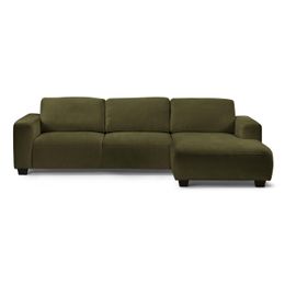 Tchibo - Ecksofa - 294x170x84cm - grün - Polyester / Acryl / Baumwolle