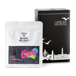 Tchibo - Kaffee-Geschenkset "Hamburger Gest&ouml;ber" - 1x 250g Espresso Ganze Bohne & Kaffeedose